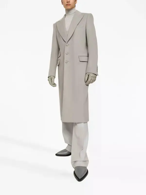 Dolce & Gabbana Single-breasted Cashmere Coat