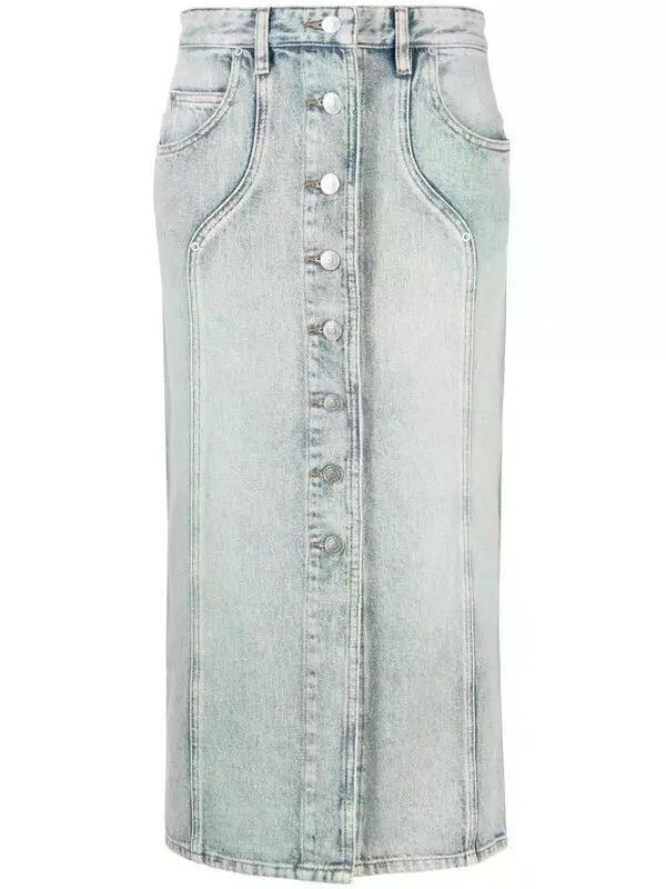 MARANT ETOILE Vandy Midi Denim Skirt