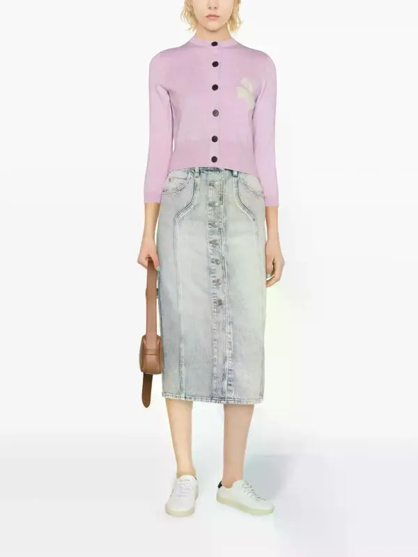 MARANT ETOILE Vandy Midi Denim Skirt