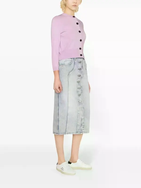 MARANT ETOILE Vandy Midi Denim Skirt