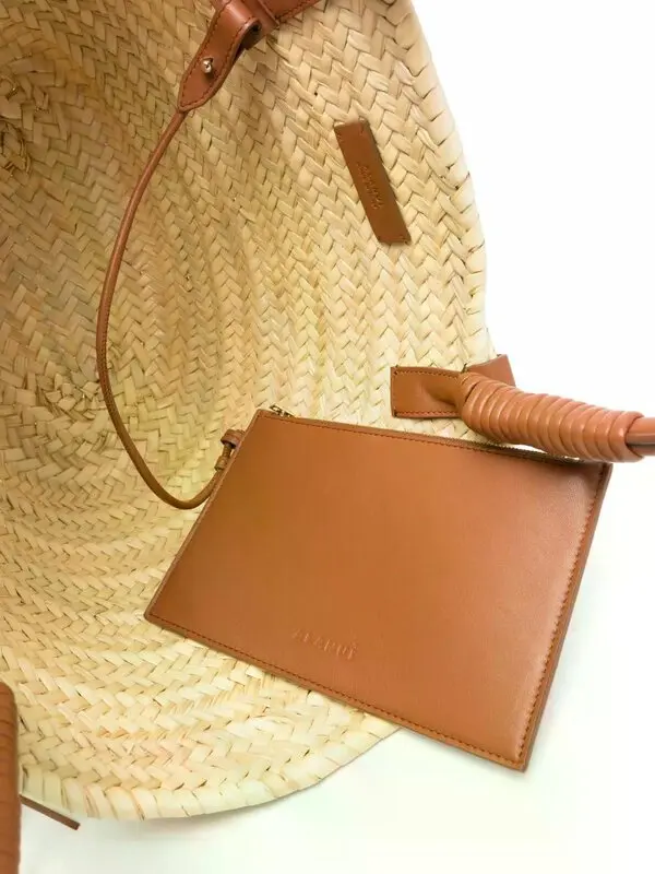 Alanui Icon Palm Leaf Raffia Tote Bag