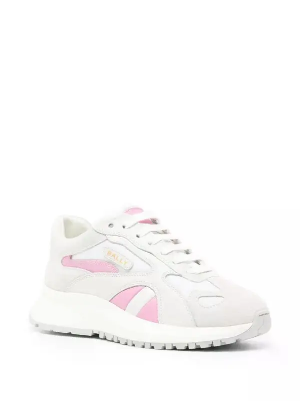 Bally Contrast-panel Leather Sneakers