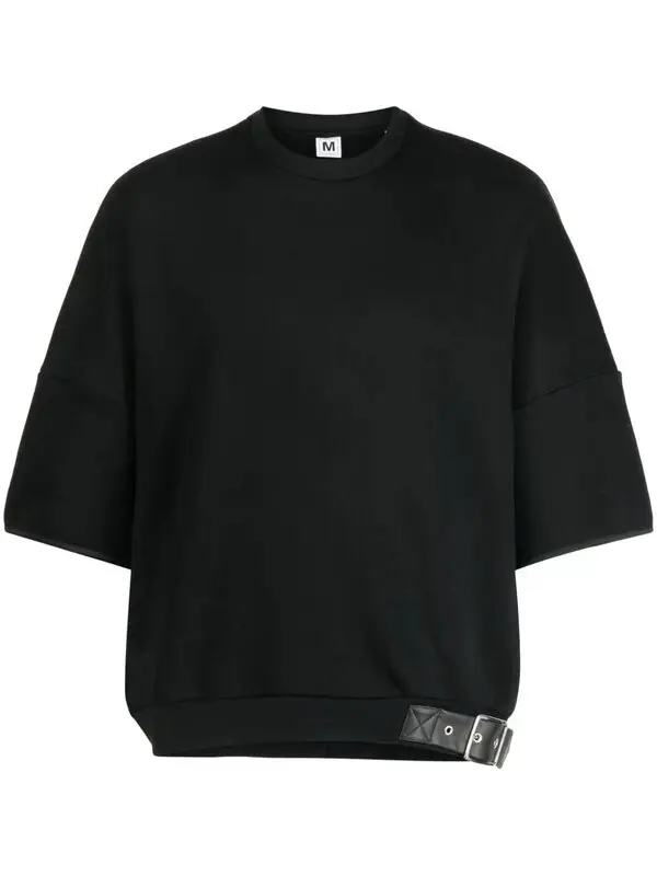Random Identities Buckle-detailed Cotton T-shirt