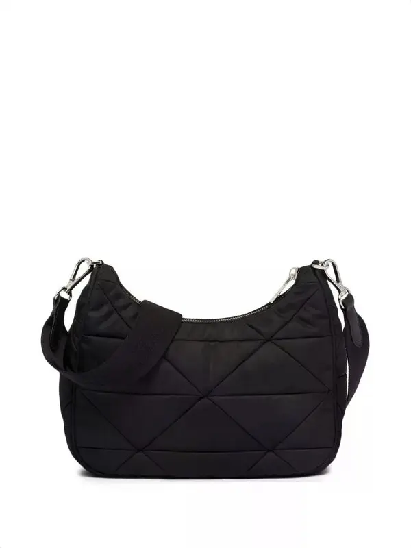 Prada Padded Re-nylon Shoulder Bag - Black