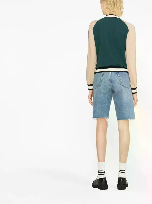Palm Angels Cropped Bomber Jacket