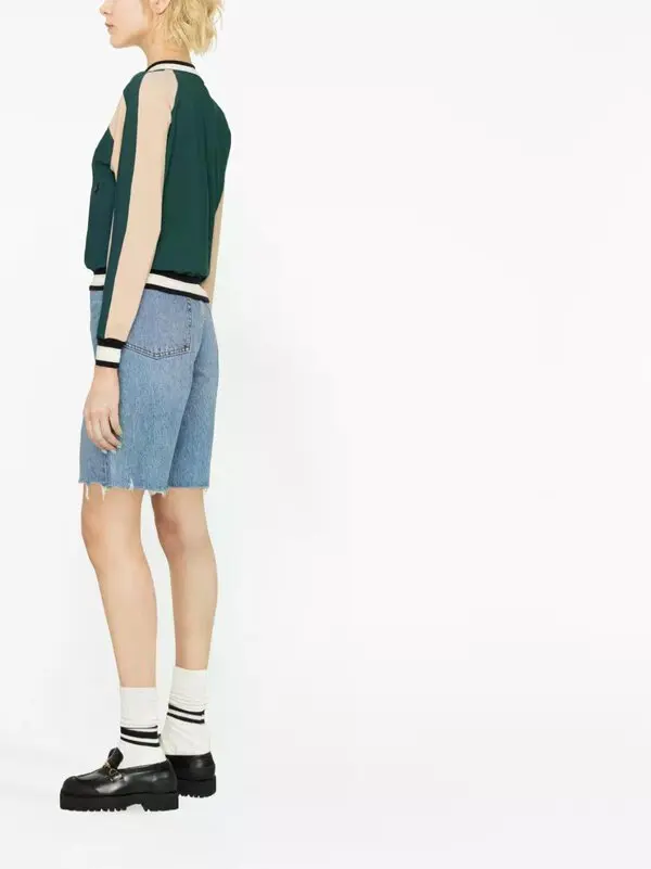 Palm Angels Cropped Bomber Jacket