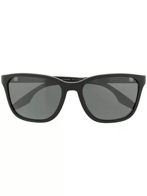 Prada Linea Rossa Square-frame Sunglasses - Black
