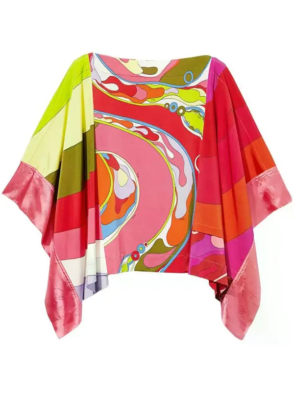 Emilio Pucci Orchidee Print Kaftan