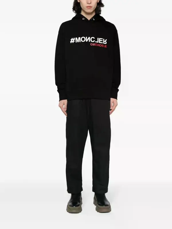 Moncler Logo-appliqué Cotton Hoodie