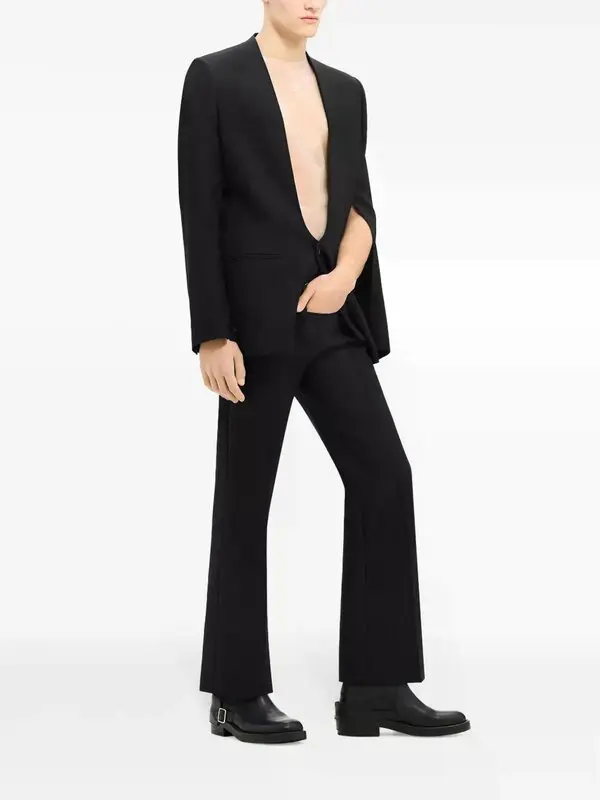 COURREGES Logo-patch Wool Blazer