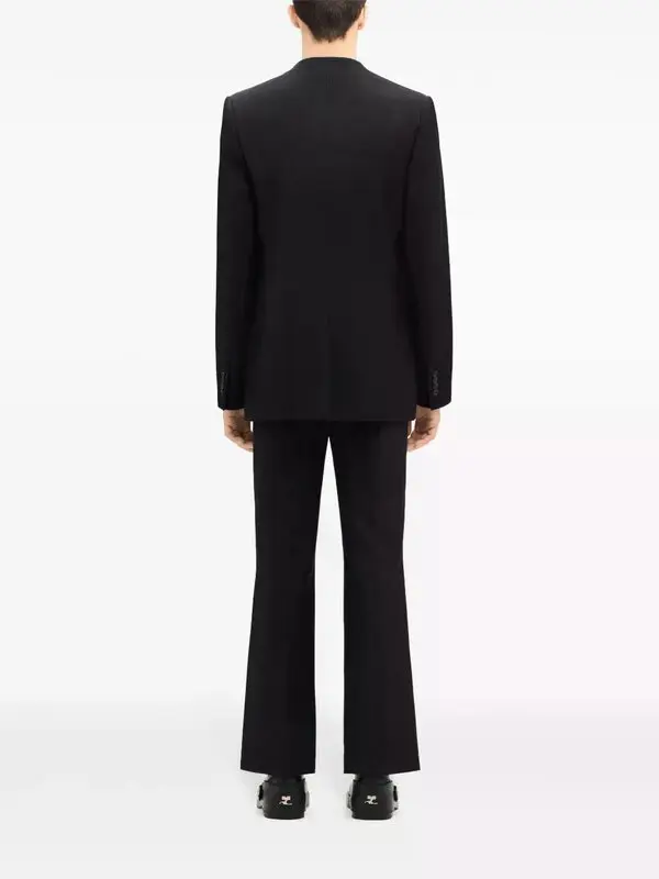 COURREGES Logo-patch Wool Blazer