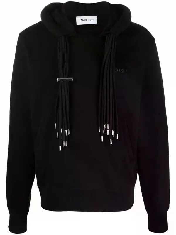 AMBUSH Multi-cord Long-sleeve Hoodie - Black