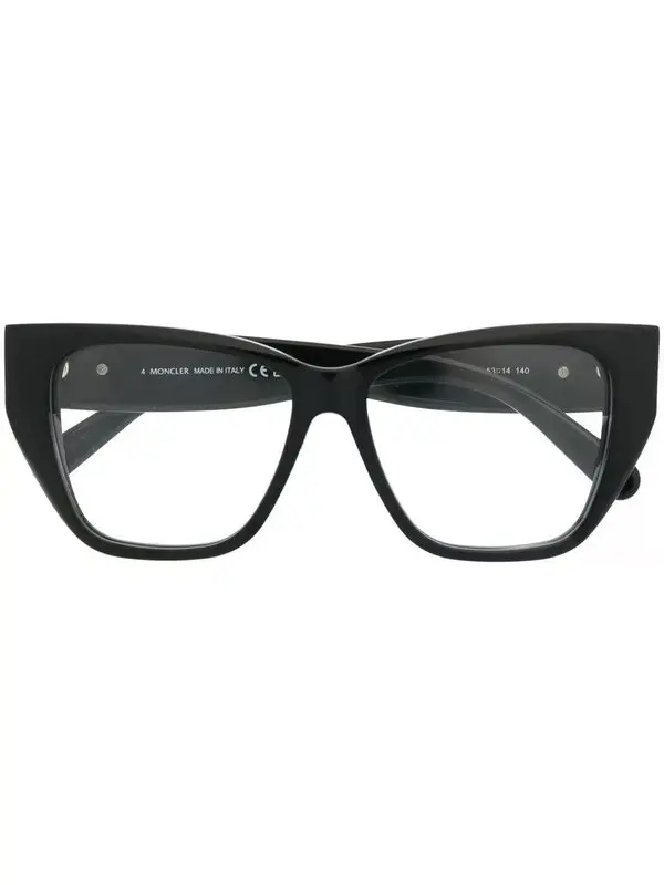 Moncler Logo-arm Detail Glasses - Black