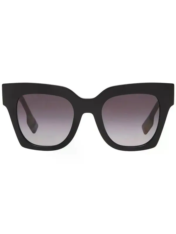 Burberry Bio-acetate Square Frame Sunglasses - Black