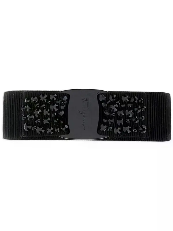 FERRAGAMO Vara Bow Hair Clip - Black