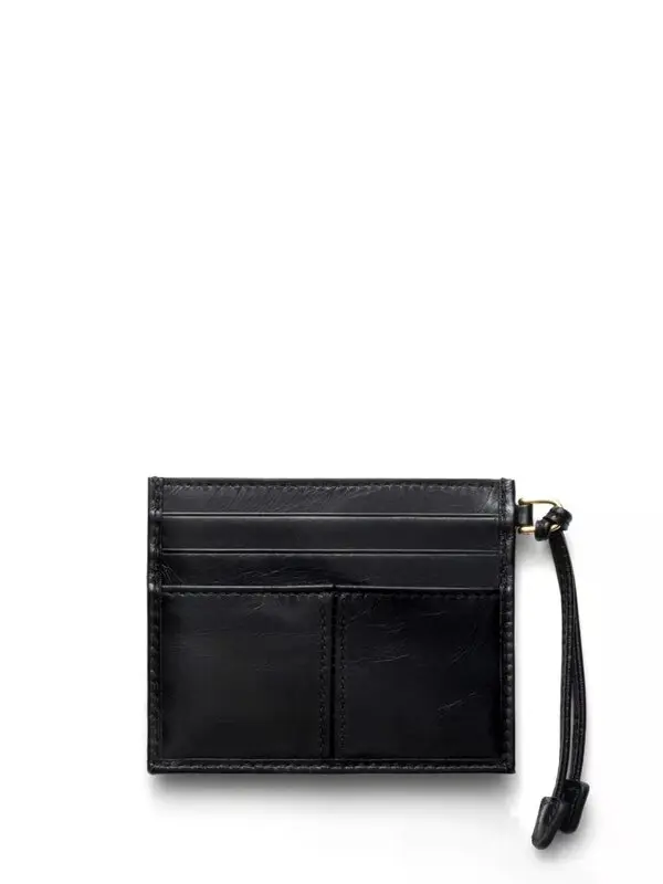 Prada Leather Card Holder - Black