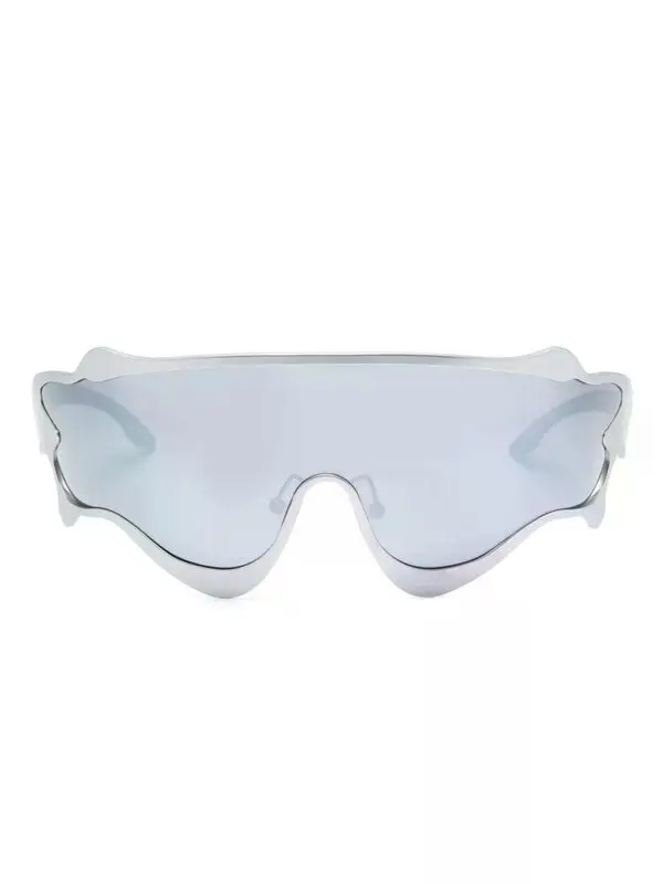 Henrik Vibskov Octane Shield-frame Sunglasses - Silver
