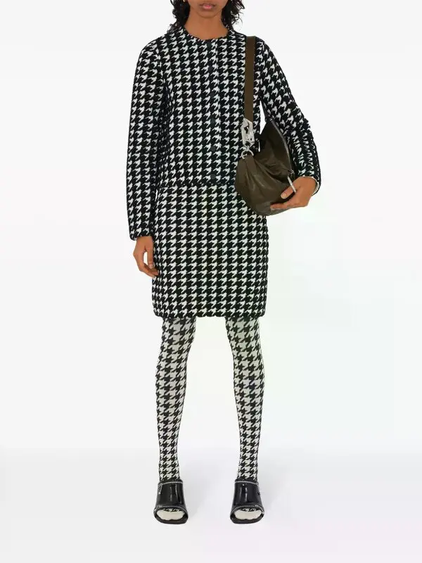 Burberry Houndstooth Crew-neck Jumper