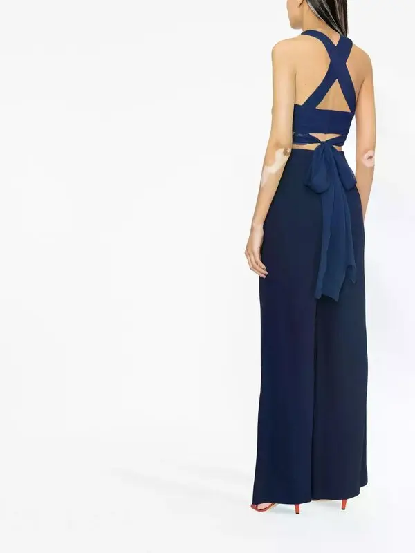 Alberta Ferretti High-waisted Wide-leg Trousers