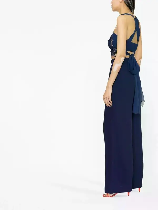 Alberta Ferretti High-waisted Wide-leg Trousers