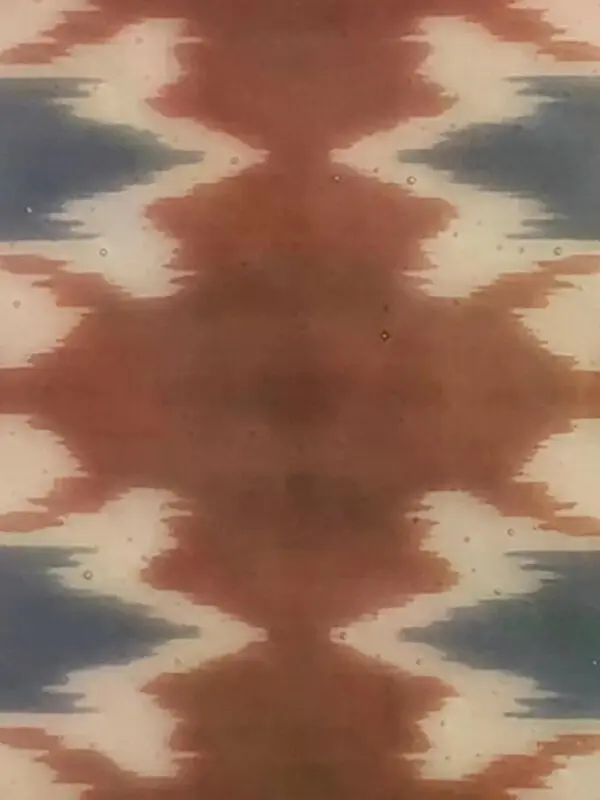 LES-OTTOMANS Ikat Handmade Tray - Multicolour
