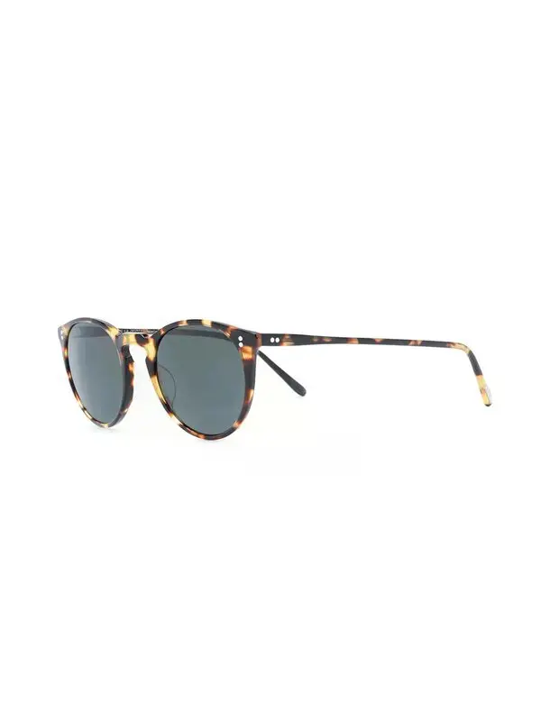 Oliver Spencer Tortoiseshell Round Frame Sunglasses