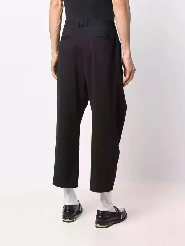 Balmain Draped Cropped Trousers