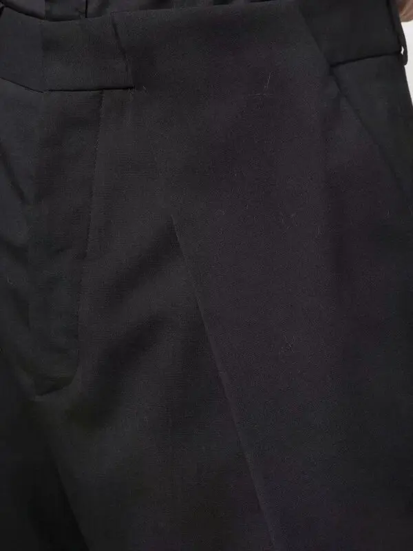Balmain Draped Cropped Trousers