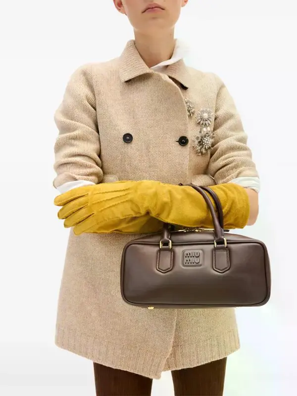 Miu Miu Arcadie Leather Tote Bag