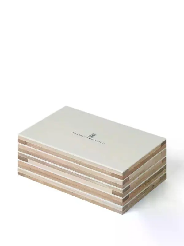 Brunello Cucinelli Wooden Mahjong Set