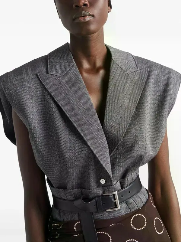 Prada Single-breasted Pinstripe Vest