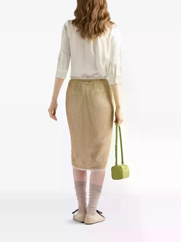 Prada Cotton Midi Skirt