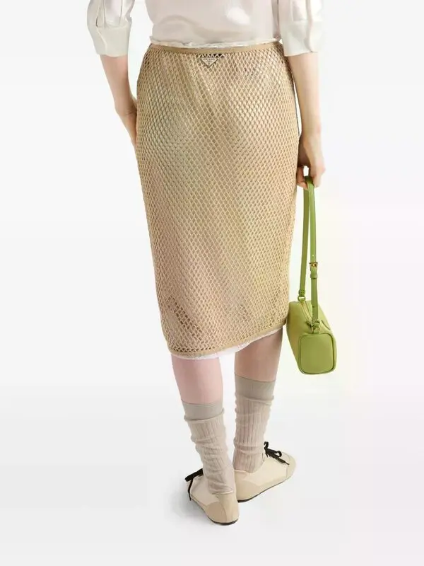 Prada Cotton Midi Skirt