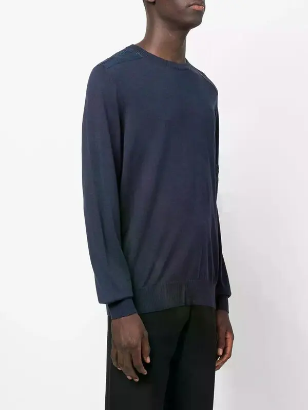 BILLIONAIRE Snakeskin-effect Fine-knit Jumper