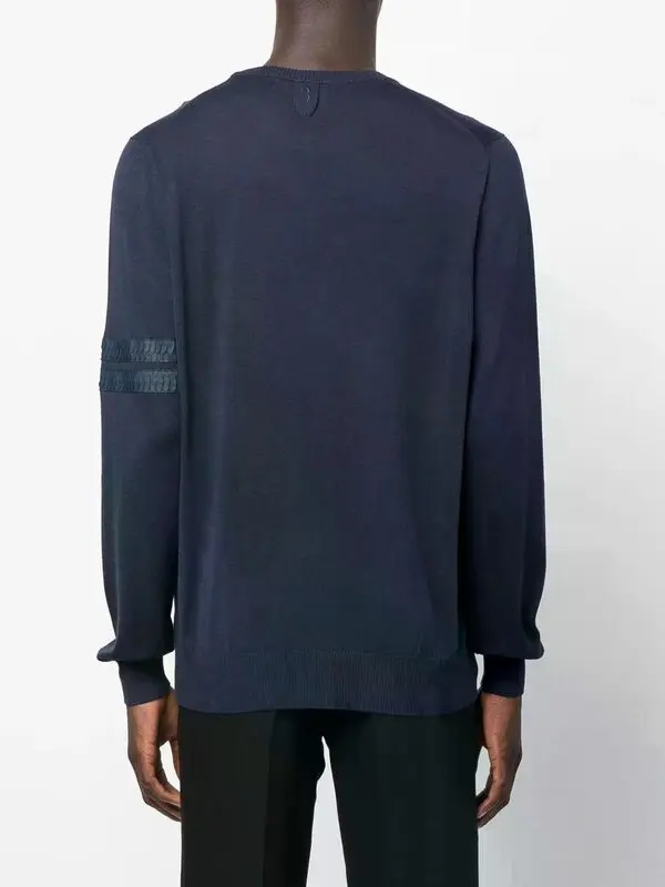 BILLIONAIRE Snakeskin-effect Fine-knit Jumper