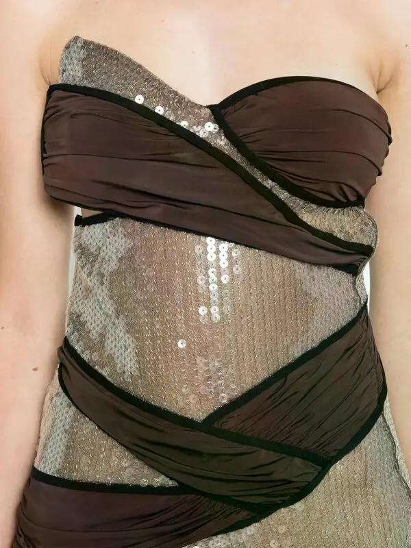 NENSI DOJAKA Sequin-embellished Maxi Dress