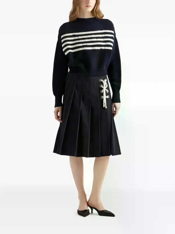 Prada Striped Cotton Sweater