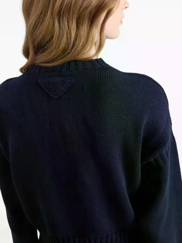 Prada Striped Cotton Sweater