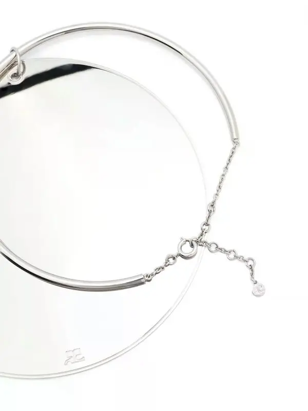 COURREGES Circular-pendant Tube Necklace