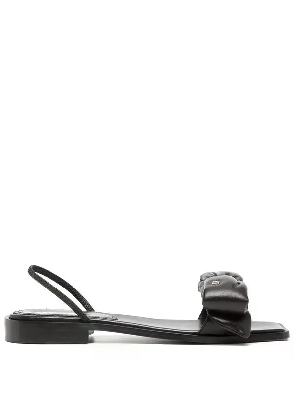 Dsquared2 Leather Bow Sandals