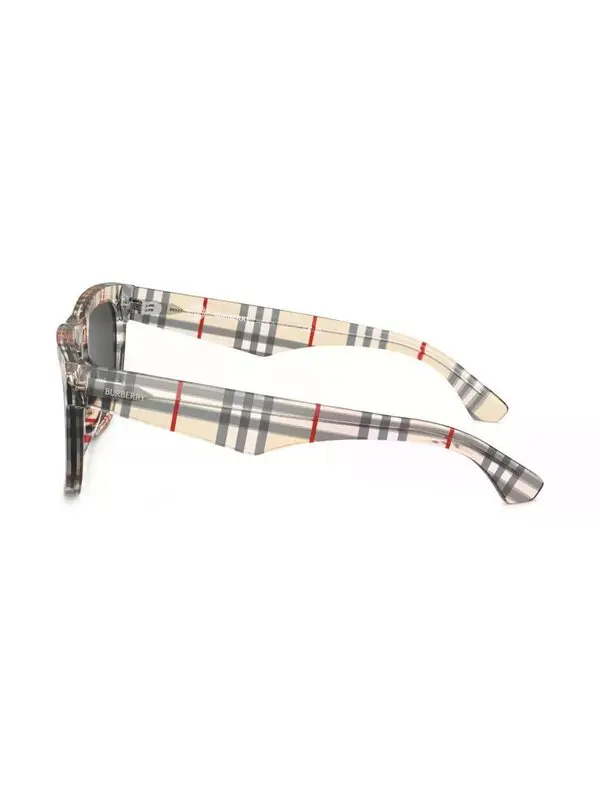 Burberry Vintage Check Square-frame Sunglasses