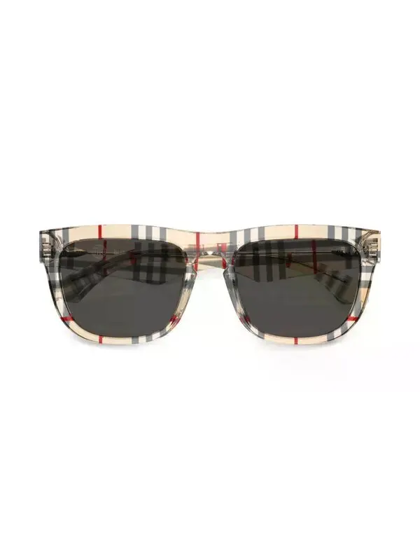 Burberry Vintage Check Square-frame Sunglasses