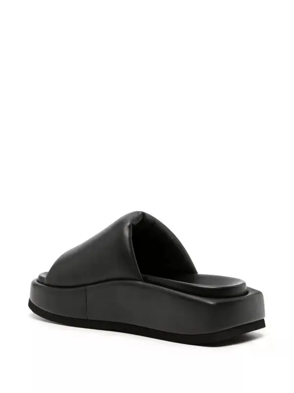 Attico Mia Platform Leather Slides