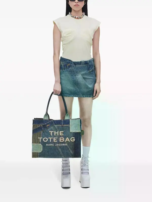 Marc Jacobs The Large Deconstructed Denim Tote Bag