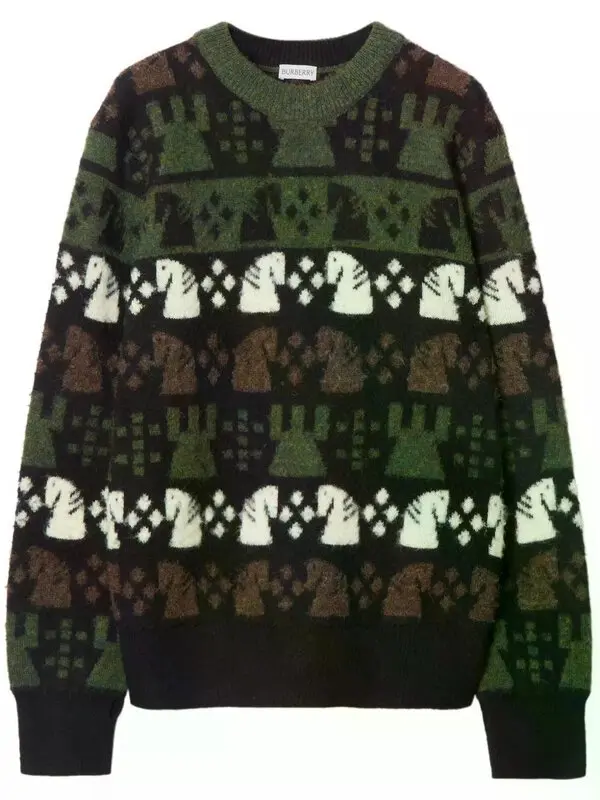 Burberry Chess Wool-blend Jumper