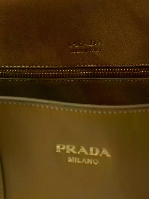 Prada Large Leather Tote Bag