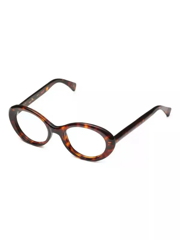 Kàdor Round-frame Glasses - Brown