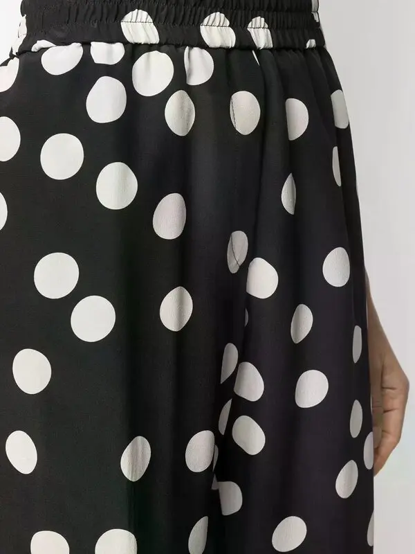 Valentino Garavani Polka-dot Straight-leg Trousers