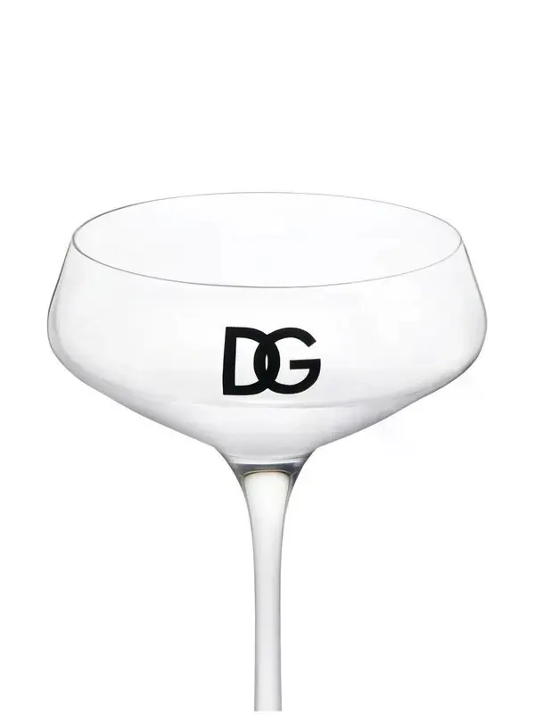 Dolce & Gabbana Logo-print Champagne Glasses