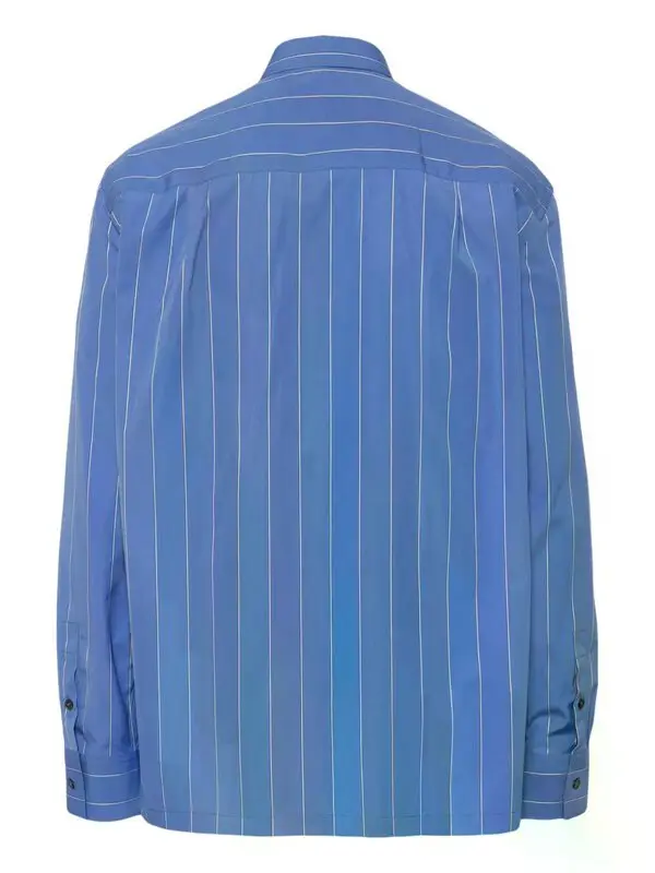 Paul Smith Vetical-stripe Print Cotton Shirt